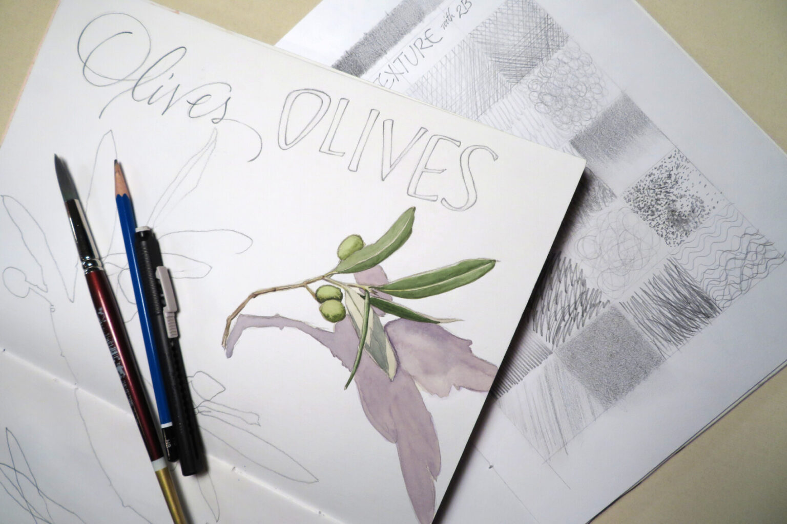 Kristen Doty – Drawing & Lettering Sketchbook – Focus on Book Arts