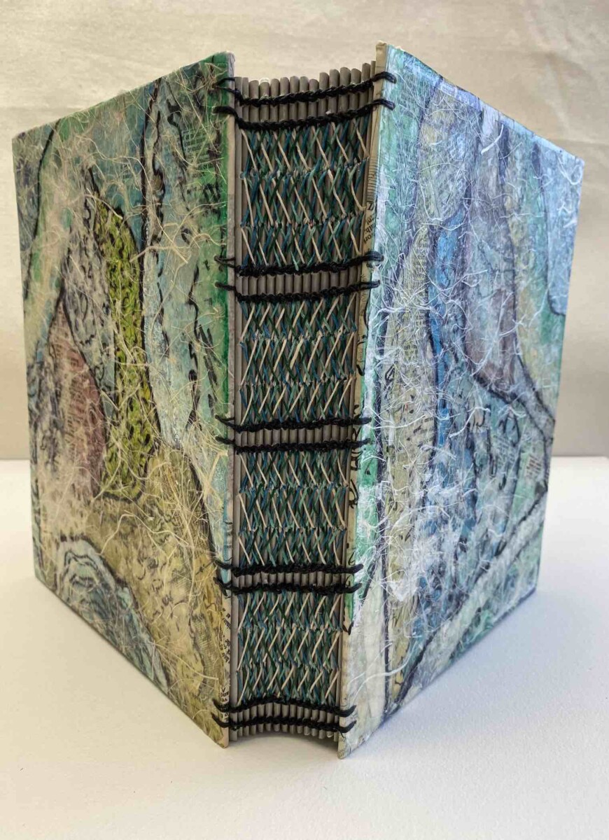 Laurel Herbeck – Coptic Cross Stitch Journal – Focus on Book Arts